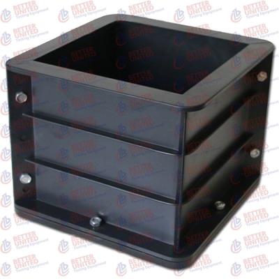 China Two Part 100Mm Plastic Grout Cube Molds Concrete Lab Equipment INTERTEK for sale