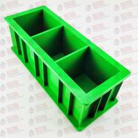 China Plastic Cube Mould 100 Mm 3 Gangs Concrete Testing Equipment for sale