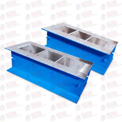 China Steel Cube Moulds 3 Gang Concrete Testing Equipment for sale