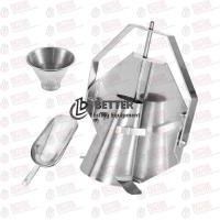 China Portable Slump Cone Set Stainless Steel Concrete Testing Equipment for sale