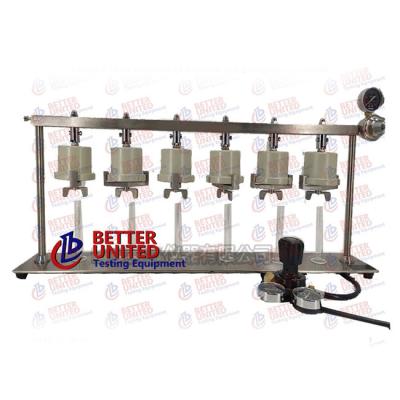 China Six Gang Middle Pressure Filter Press Drilling Fluids Testing Equipment for sale