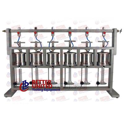 China Six Gang  Middle Pressure Filter Press Standard Drilling Fluids Testing Equipment for sale