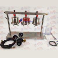 China Three Gang Middle Pressure Filter Press Drilling Fluids Testing Equipment for sale