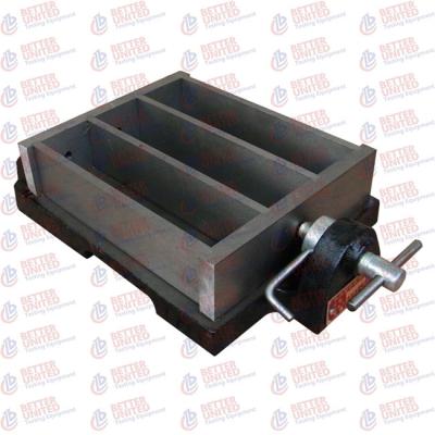 China Three Gang Mould Steel Iron Cement Testing Equipment for sale
