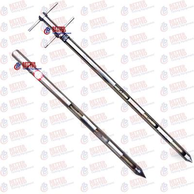 China 0.5m~6m Length Cement Sampler Stainless Steel Cement Laboratory Equipment for sale