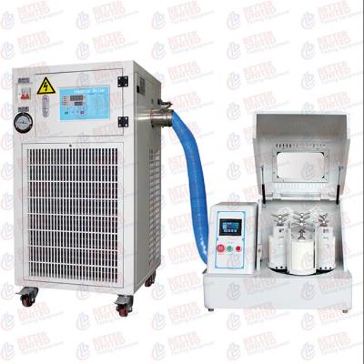 China Thermal Insulation Cryogenic Planetary Ball Mill For Laboratory 220V for sale