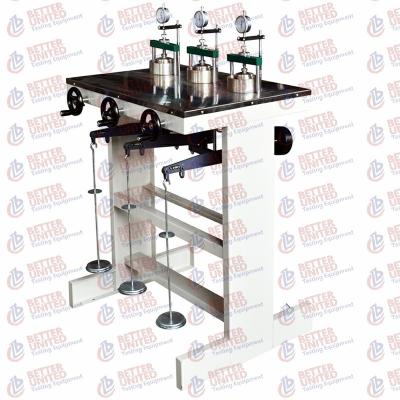 China Triplex Consolidation Apparatus Single Lever Low Pressure Soil Testing for sale