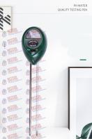 China Probe Length 7.7inch 4 In 1 Soil PH Meter Soil Testing Equipment High Accuracy for sale
