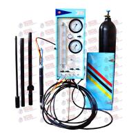 China Field Soil Pressuremeter Soil Testing Equipment Three Chamber Structure 400mm Range for sale