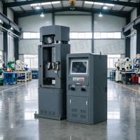 China Computer Hydraulic UTM WES Series Dual Space ISO ASTM SGS 100/300/600/1000/2000KN for sale