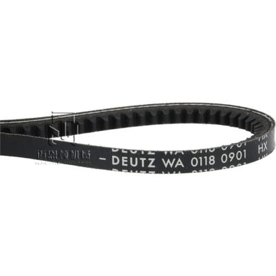 China Narrow V-Belt 01180901 0118 0901 1180901 for deutz BF4M2012 D4D BF6M2012 D6E for sale