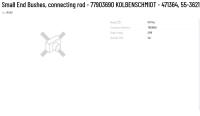 China Small End Bushes Connecting Rod 471364 55-3621SEMI AES96520UNB 77903690 for sale