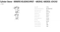 China 88868110 KOLBENSCHMIDT Cylinder Sleeve with 4.92kg Weight and Durable Design 466264D 466262B 421434D for sale