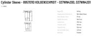 China Metal Cylinder Sleeve Part Number 037WN4200 037WN4201 for 89570110 KOLBENSCHMIDT and Durable Materials for sale