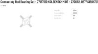 China KS Connecting Rod Bearing Set 77137610 KOLBENSCHMIDT Part number 270082 037PS18047210 71-3446/60.25 for Farms Usefulness for sale