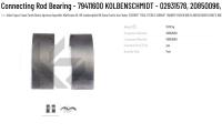 China KS Connecting Rod Bearing 79411600 KOLBENSCHMIDT 02931578 20850096 099PS91252000 Tested and Approved for Performance for sale