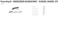 China Tested and Guaranteed Piston Ring Kit 800055210000 KOLBENSCHMIDT 04250258 20460011 21771864 for Machinery Repair Shops for sale