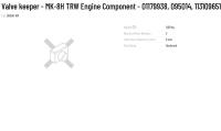 China 100% Tested KODA-VW MK-8H TRW Engine Component 01179938 095014 113109651A Valve Keeper and Original KS for sale