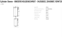 China Original KS Cylinder Sleeve 89830110 04250003 20459997 101WT2500 for DEUTZ for sale