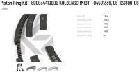 China DEUTZ Piston Ring Kit 04501338 08-123800-00 09999N 0800034410000 for deutz volvo for sale