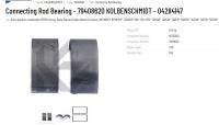 China Connecting Rod Bearing 79408620 04284147 02931916 0428 4147 0293 1916 4284147 2931916 for deutz for sale