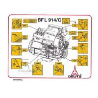 China Engine Marking Plate 02979902 0297 9902 2979902 and Maintenance Plate 03120359 0312 0359 3120359 for Engine Maintenance Requirements for sale