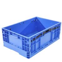 China Foldable Shopping Mall Crate Customized Plastic Folding Crate for Goods Handling Option for sale