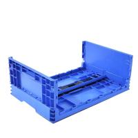 China Foldable Shopping Mall Crate Customized Plastic Folding Crate for Goods Handling Option for sale