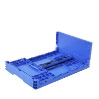 China Foldable Shopping Mall Crate Customized Plastic Folding Crate for Goods Handling Option for sale
