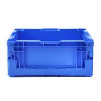 China Foldable Plastic Food Crate with Internal Size 330*240*145mm and Customized Color for sale