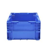 China Foldable Plastic Food Crate with Internal Size 330*240*145mm and Customized Color for sale