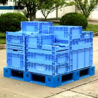 China Industrial Packaging Stackable Collapsible Crates for Recyclable Storage Solution for sale