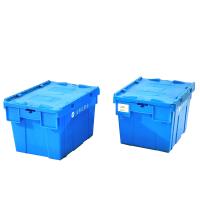 China External Size 400*300*260mm Plastic Nestable Moving Boxes for Heavy Duty Needs for sale