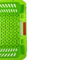 China Agricultural Plastic Crate for Vegetable and Fruit Stackable Container Box NO Foldable for sale