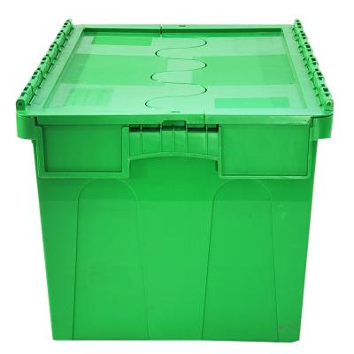 China Multi-functional Reusable Moving Boxes with Attached Lid Tote for sale