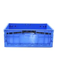 China Collapsible Plastic Storage Crate for Recycled Warehouse PP Folded Size 600*400*77mm for sale