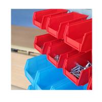 China Warehouse Plastic Containers Plastic Stacking Storage Bins For Hanging for sale