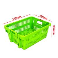 China Green Mesh Style Plastic Crates The Best Solution for Organized Shipping and Storage for sale