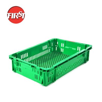 China Vegetable PP Mesh Stackable Plastic Box for Logistics and Plastic Container Storage for sale