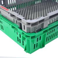 China Vegetable PP Mesh Stackable Plastic Box for Logistics and Plastic Container Storage for sale
