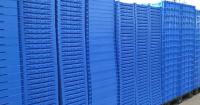 China Collapsible Plastic Storage Crate for Recycled Warehouse PP Folded Size 600*400*77mm for sale