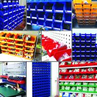 China Rectangle Plastic Tote Bin   Plastic Bolt Bins Collapsible Storage 5-10kg Load for sale