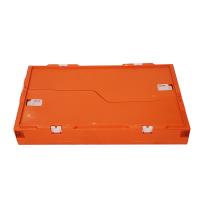 China Storage Cloth Grocery Crate with Lid Foldable and Stackable Internal Size 555*360*300mm for sale