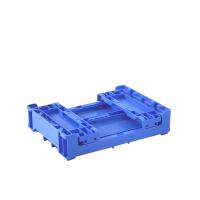 China Small Industrial Warehouse Shipping Plastic Foldable Crate Customized Color Stackable for sale