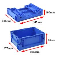 China Industrial Packaging Foldable Plastic Moving Crate for Warehouse Storage in Japan for sale