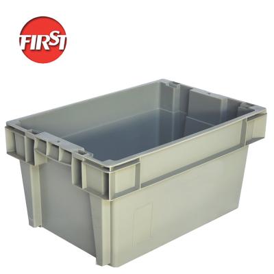 China 575x360x290mm Solid Nesting Crates Plastic Fruit Picking Crates for sale