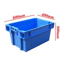 China 575x360x290mm Solid Nesting Crates Plastic Fruit Picking Crates for sale