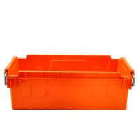 China Bread Stackable Bottle Crates Solid Box Turnover Supermarket Store 720x425x235mm for sale