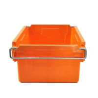 China Bread Stackable Bottle Crates Solid Box Turnover Supermarket Store 720x425x235mm for sale