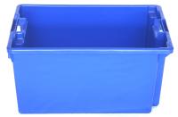 China Mushroom Plastic Moving Crates Stackable Food Storage Bins Turnover Crate for sale